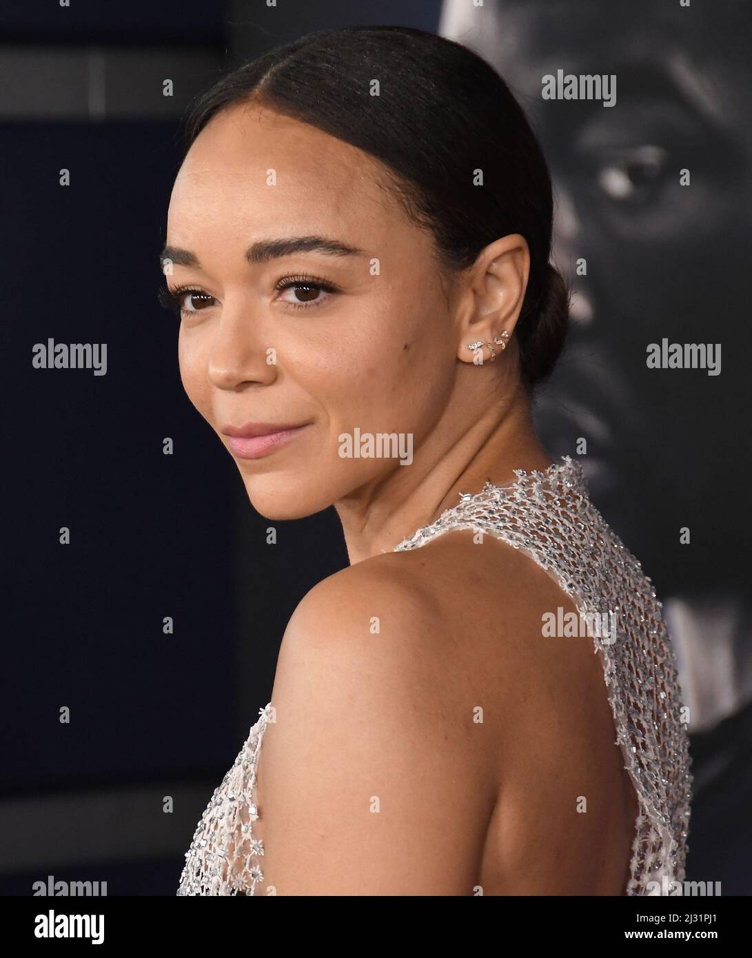 Ashley Madekwe arrives at the AMBULANCE Los Angeles Premiere held at ...