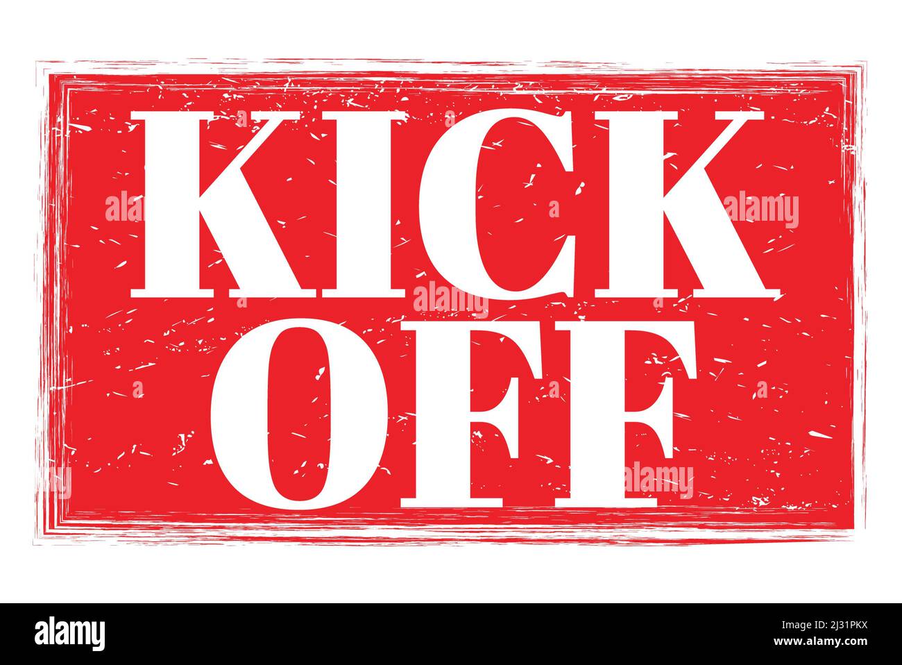 Kick off stamp hi-res stock photography and images - Alamy