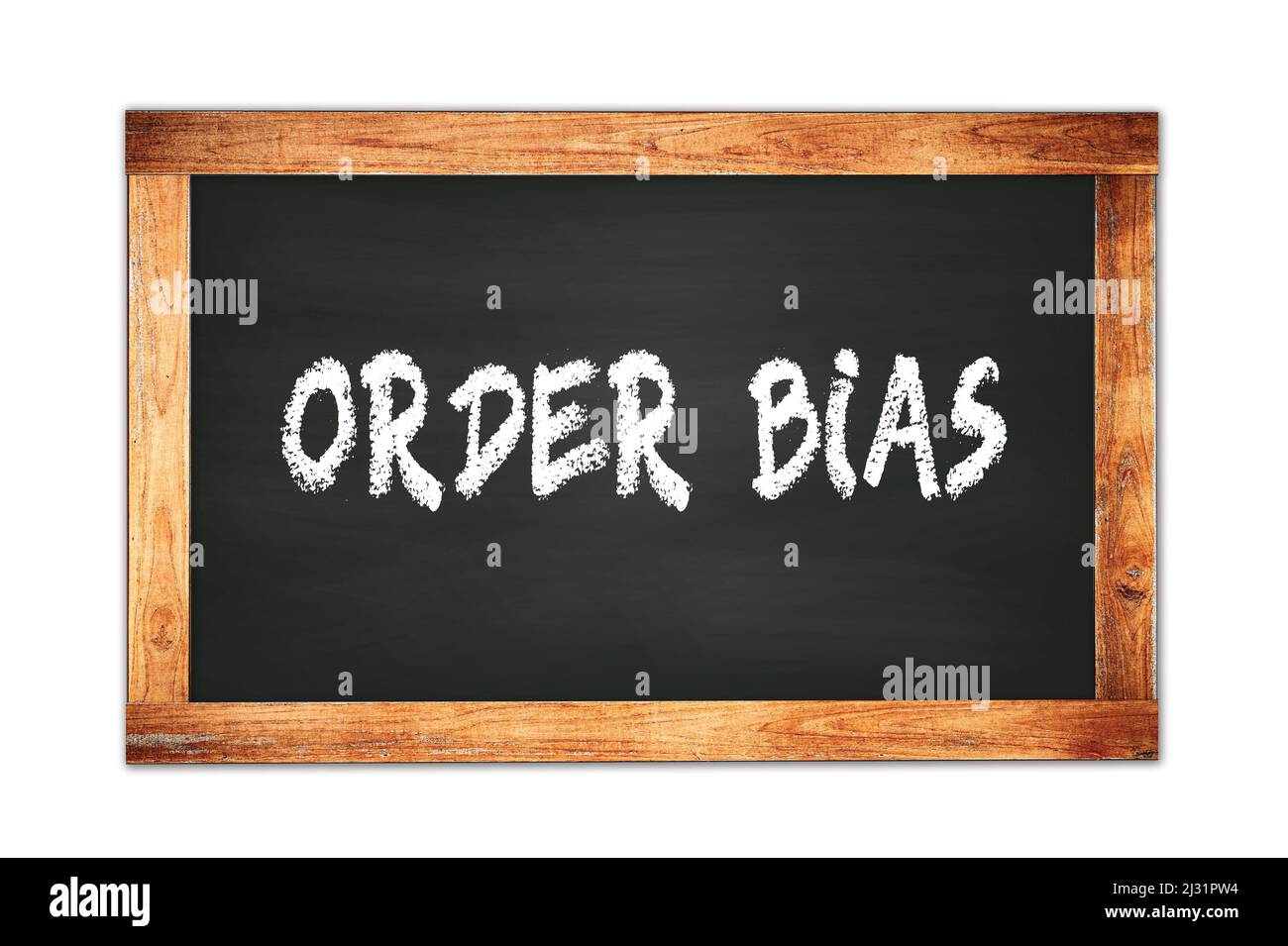 Order bias word hi-res stock photography and images - Alamy