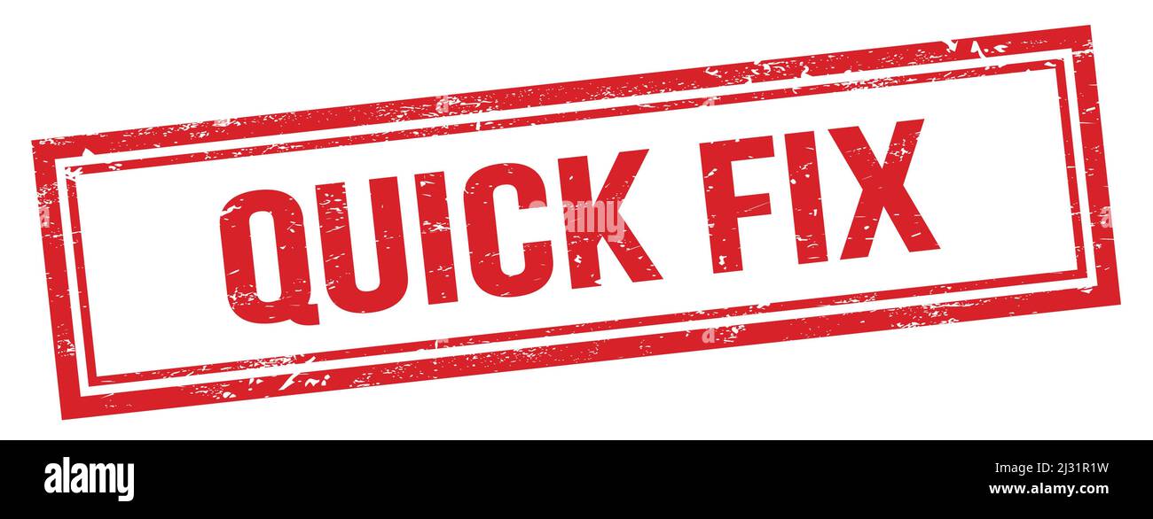 Quick fix stamp hi-res stock photography and images - Alamy