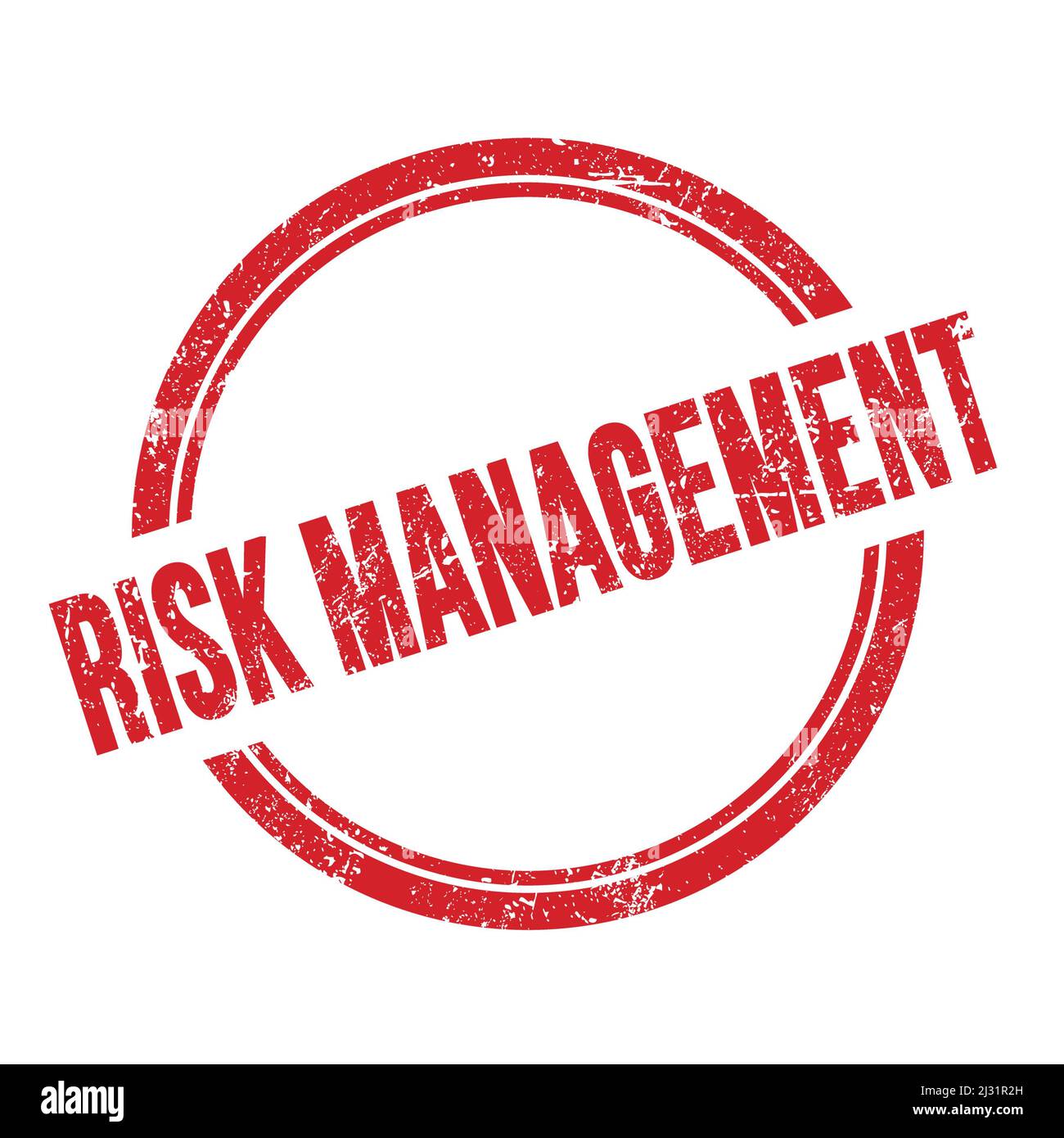 RISK MANAGEMENT text written on red grungy vintage round stamp Stock ...