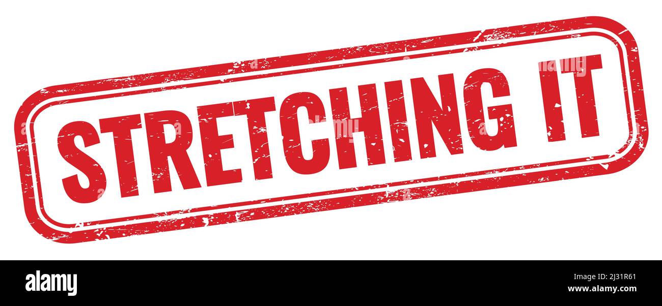 Stretching it stamp hi-res stock photography and images - Alamy