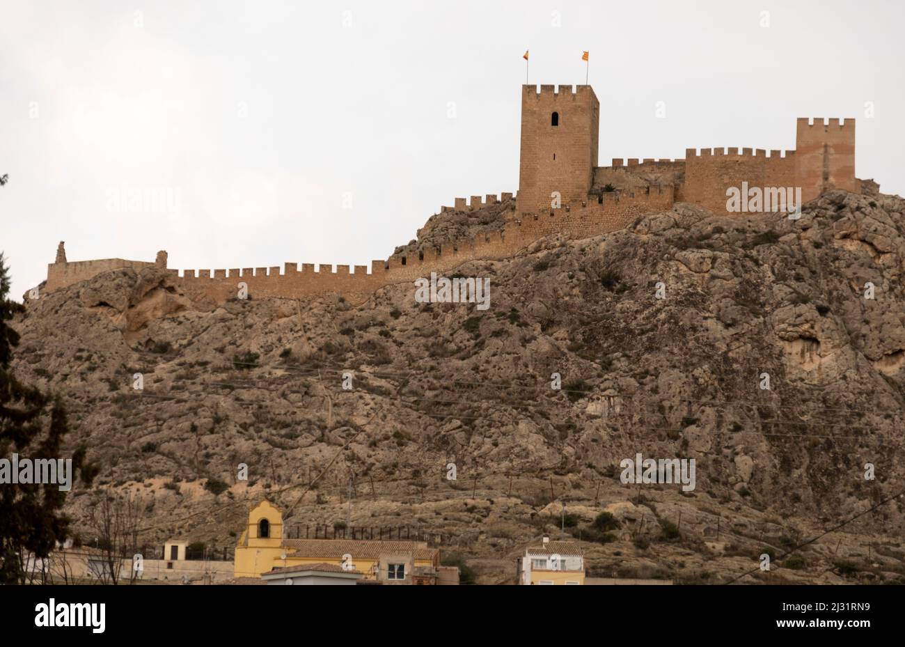 An irregular plan and consists of two enclosures hi-res stock ...