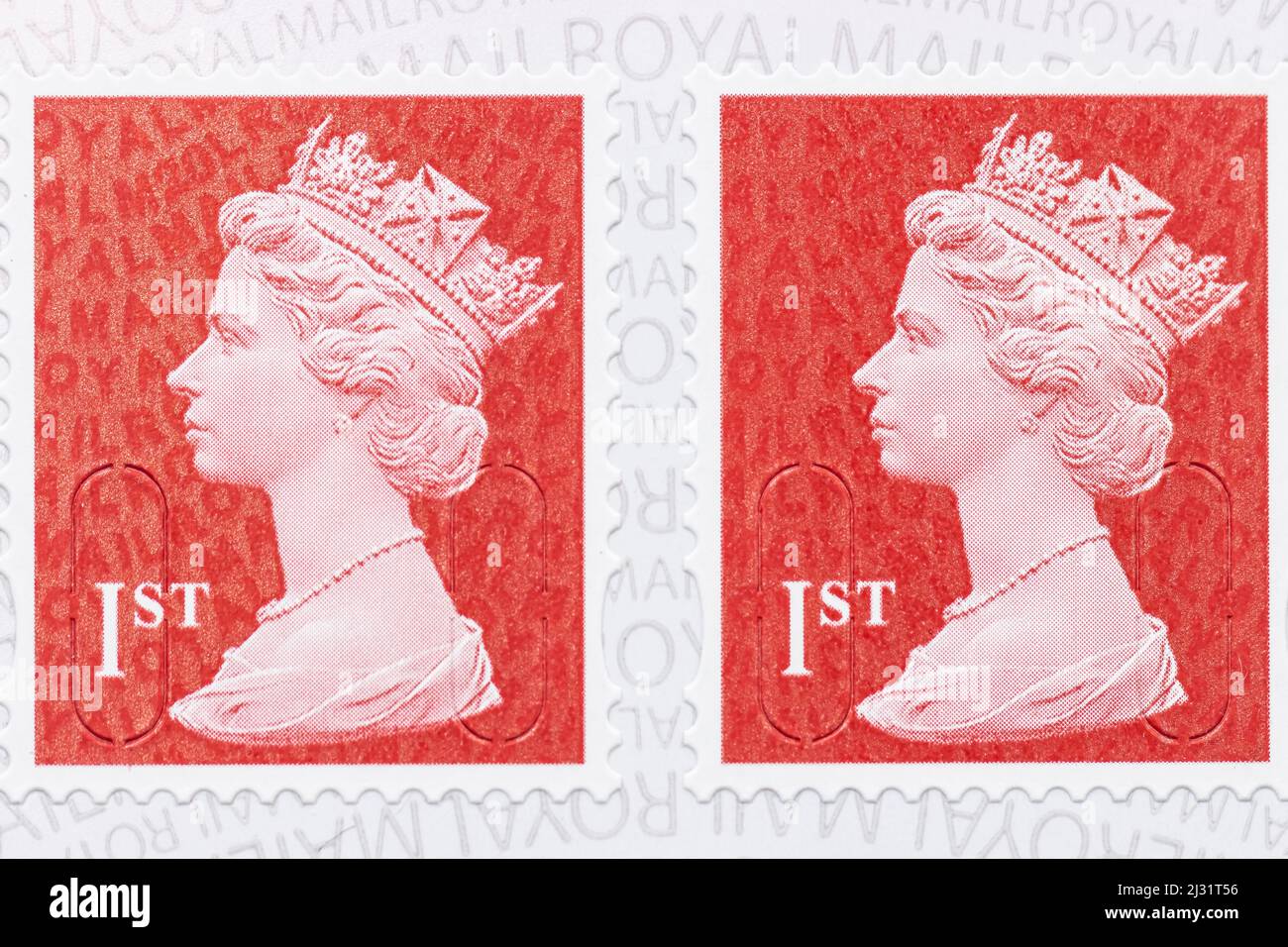 Queen elizabeth stamps hi-res stock photography and images - Alamy