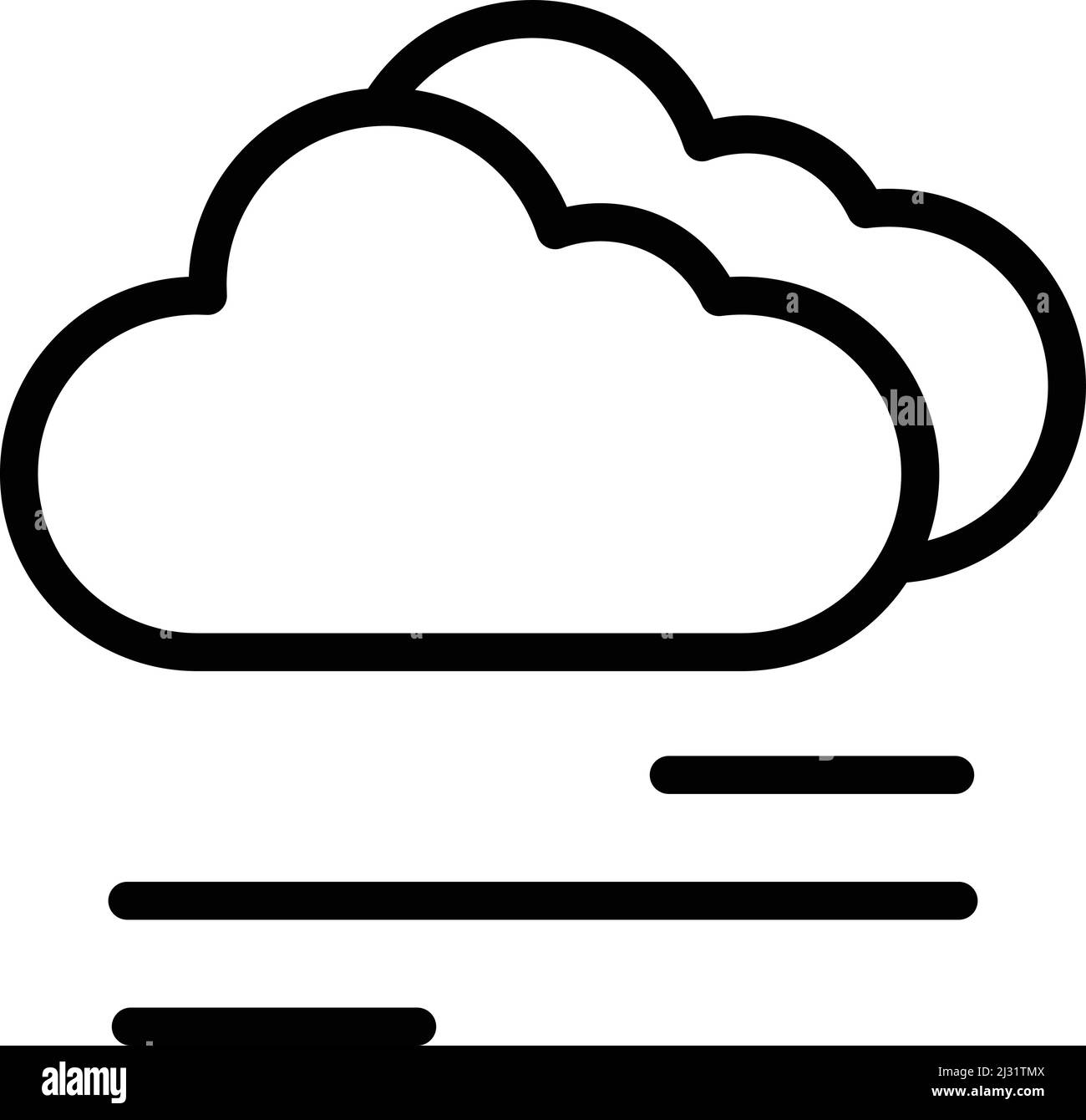 Foggy Vector Icon Design Illustration Stock Vector Image & Art - Alamy