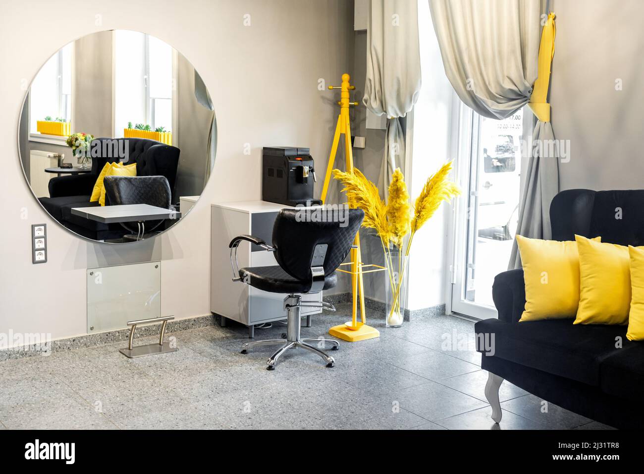 Hair Salon Window Treatments