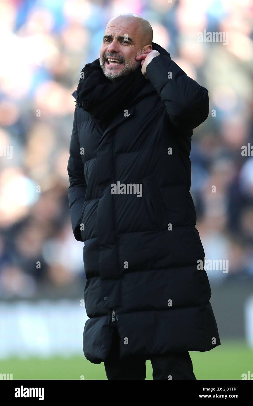 PEP GUARDIOLA, MANCHESTER CITY FC MANAGER, 2022 Stock Photo - Alamy
