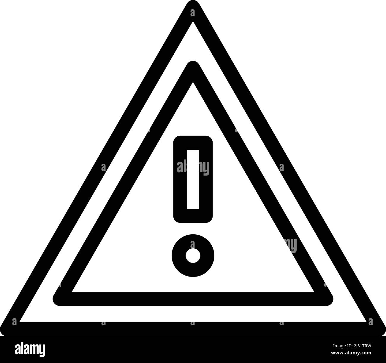 Warning Vector Icon Design Illustration Stock Vector Image And Art Alamy