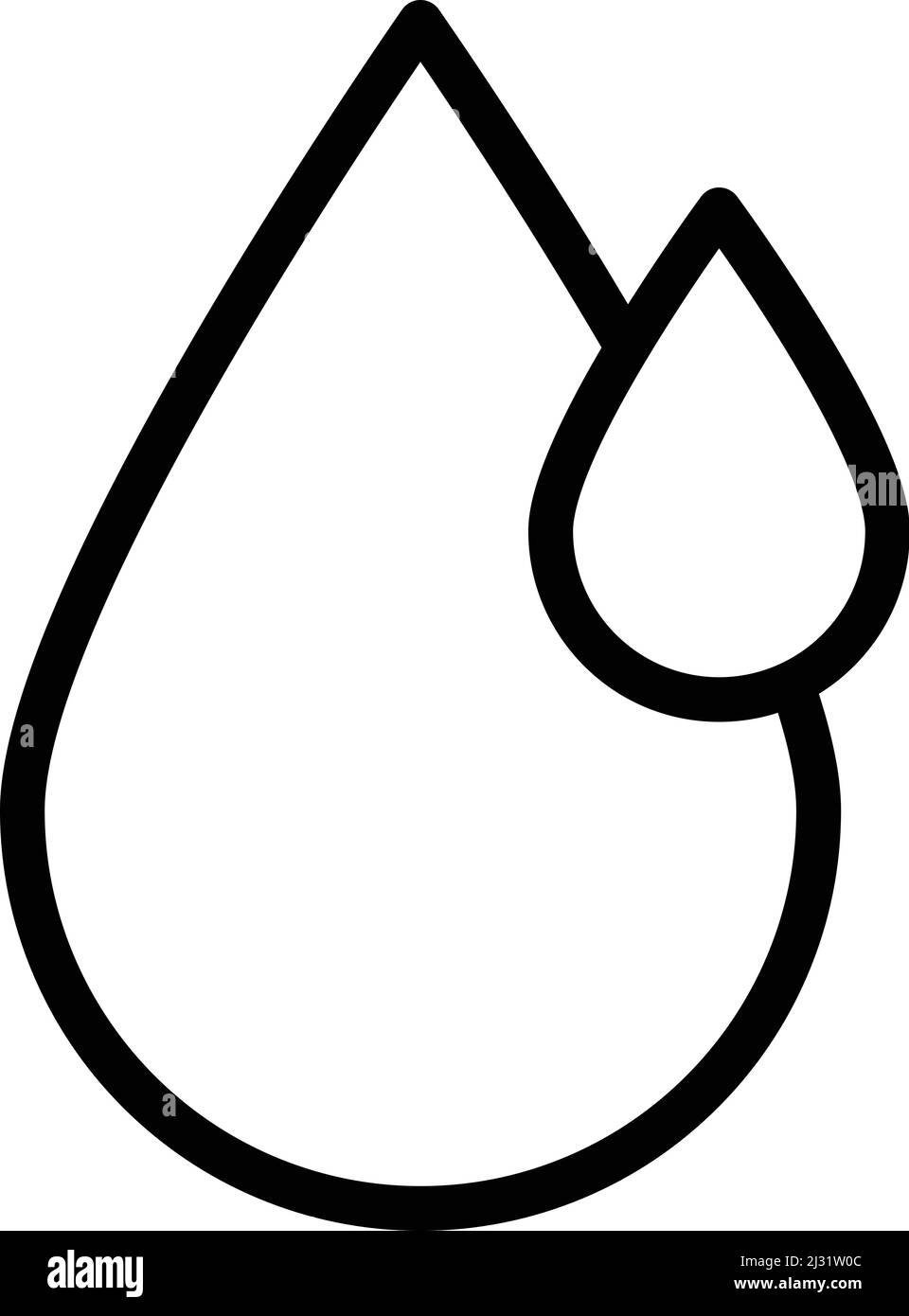 Water Drop Vector Icon Design Illustration Stock Vector Image & Art - Alamy