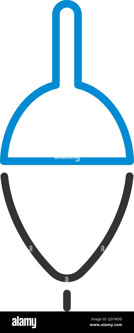 Icon Of Float. Editable Bold Outline With Color Fill Design. Vector ...