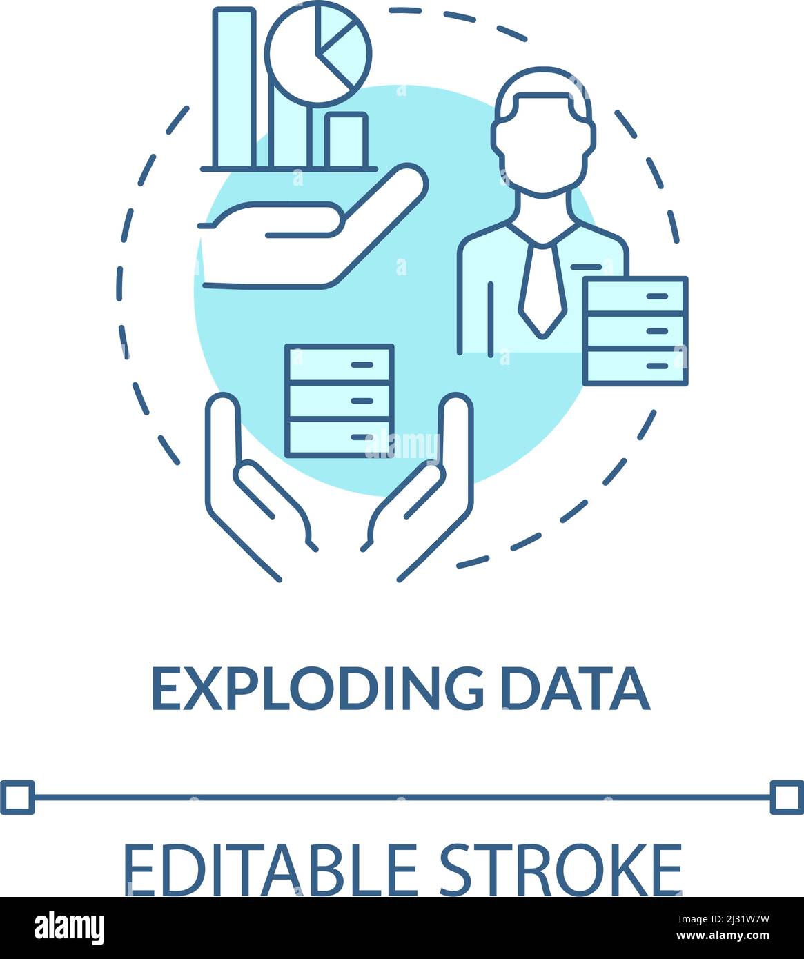 Exploding data turquoise concept icon Stock Vector Image & Art - Alamy Exploding data turquoise concept icon Stock Vector Image & Art - Alamy