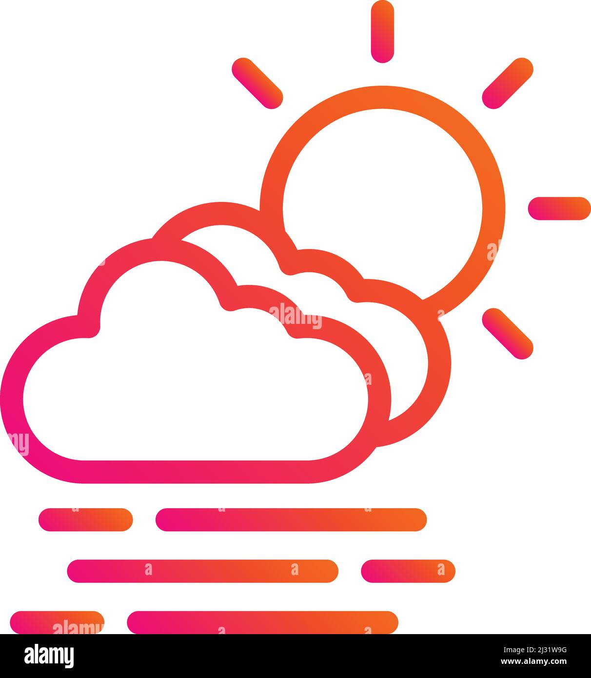 Haze Vector Icon Design Illustration Stock Vector Image & Art - Alamy