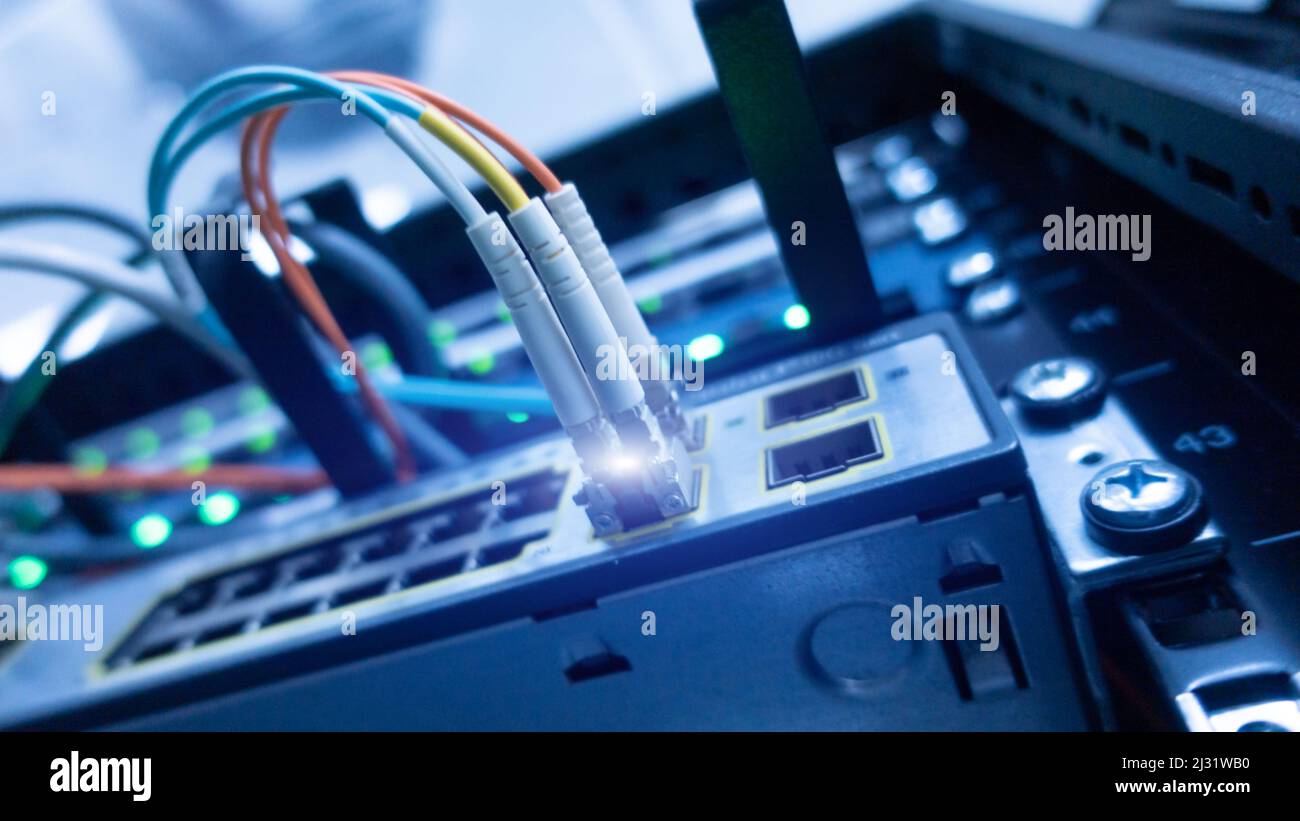 Ethernet computer connector view hi-res stock photography and images ...
