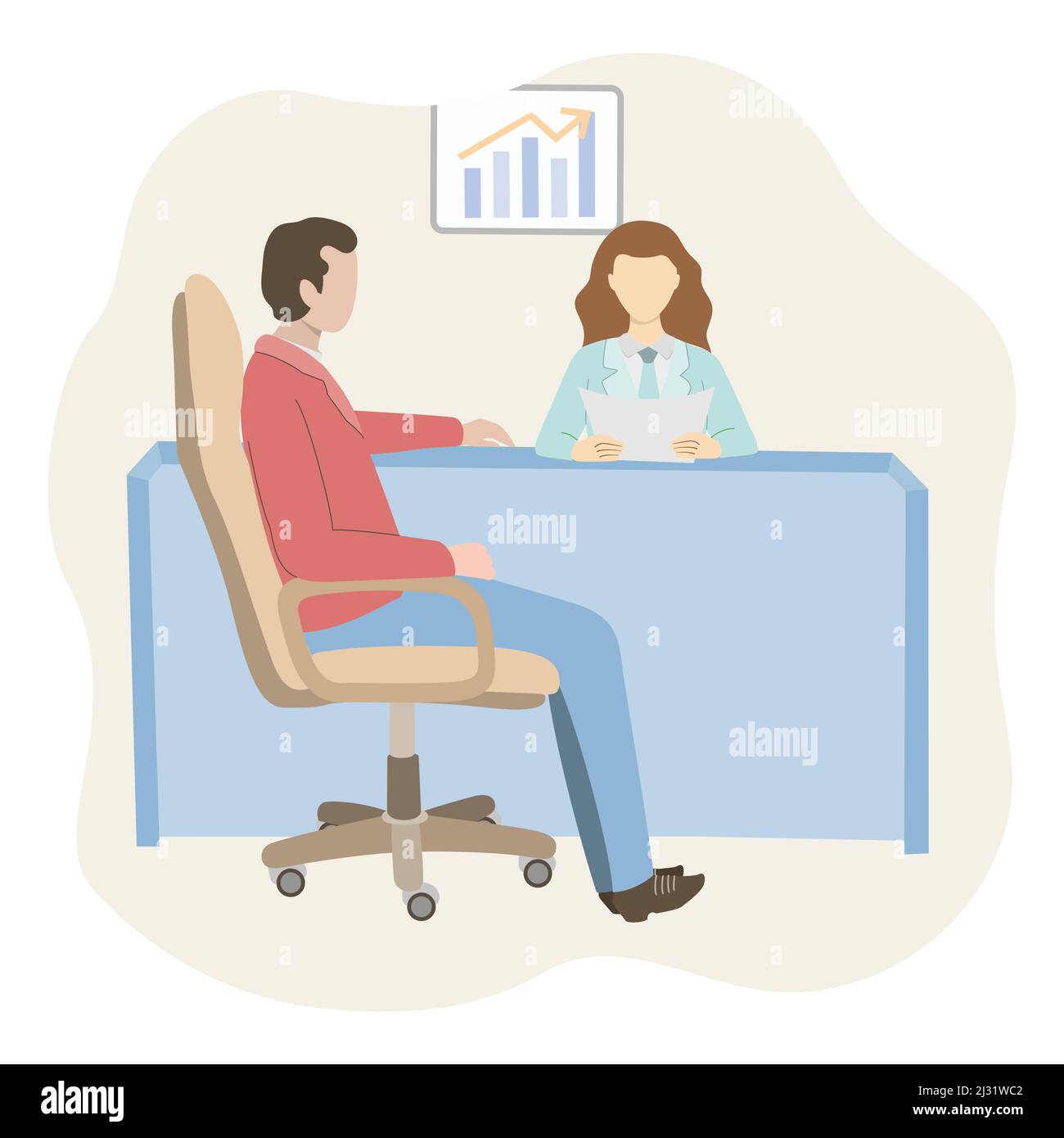 Business people talking. Colleagues communicate at work. Male boss ...