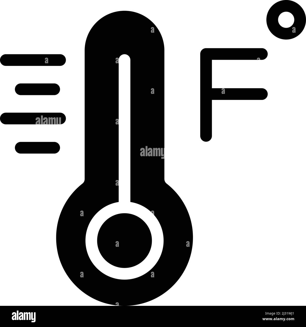 Fahrenheit Vector Icon Design Illustration Stock Vector Image & Art - Alamy