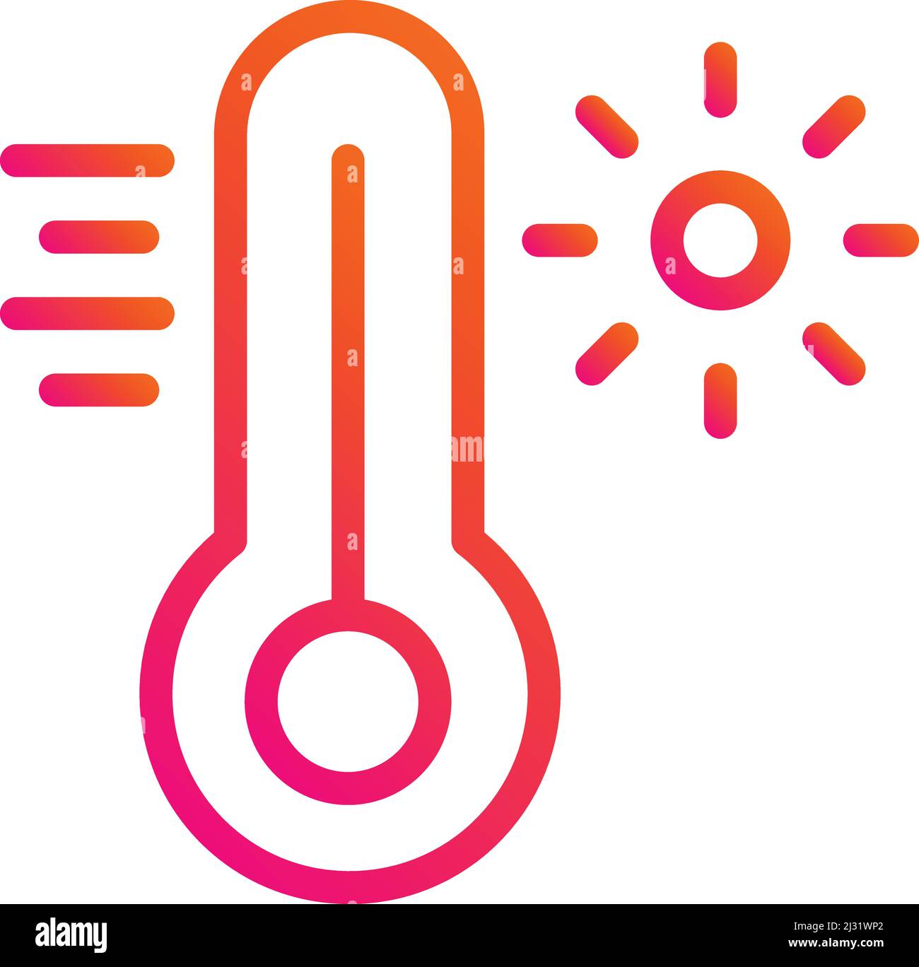 Hot climate vector vectors hi-res stock photography and images - Alamy