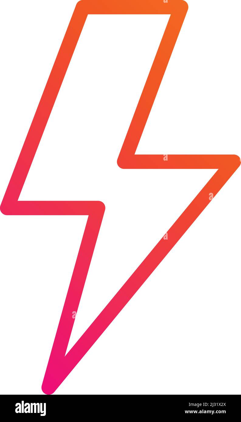 Lightning Vector Icon Design Illustration Stock Vector Image & Art - Alamy