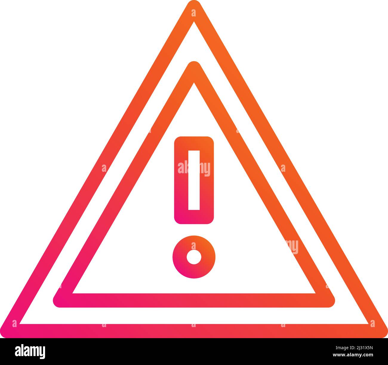 Warning Vector Icon Design Illustration Stock Vector Image & Art - Alamy