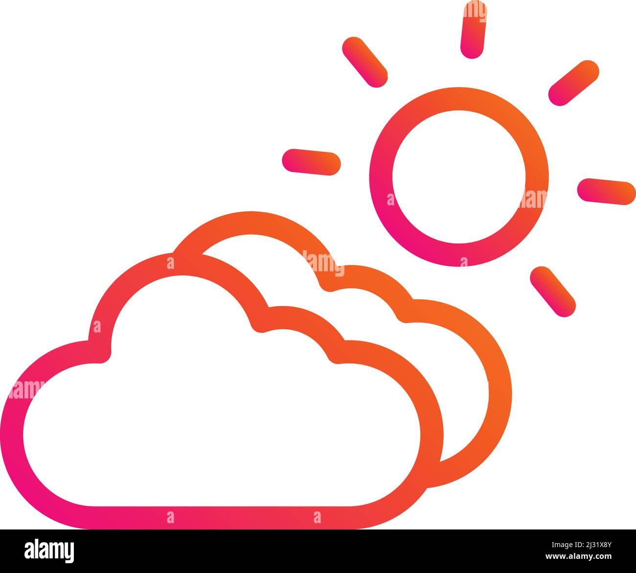 Cloudy vector vectors hi-res stock photography and images - Alamy