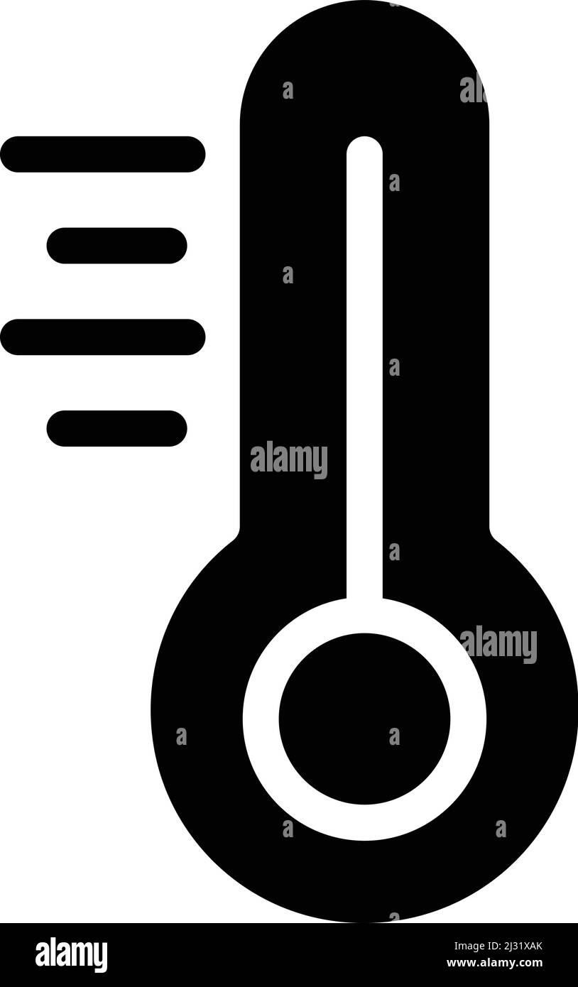 Thermometer Vector Icon Design Illustration Stock Vector Image & Art ...