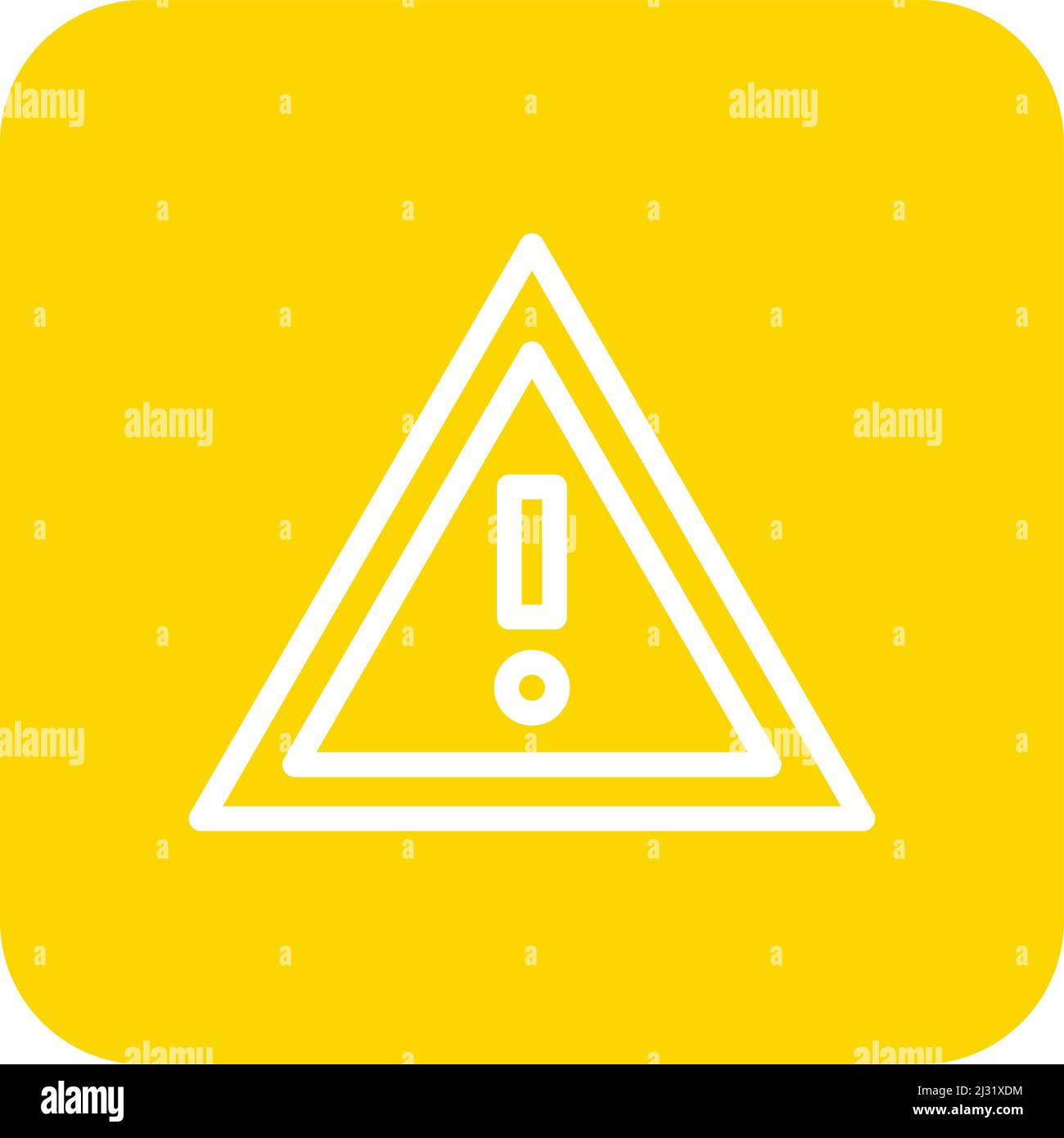 Warning Vector Icon Design Illustration Stock Vector Image & Art - Alamy