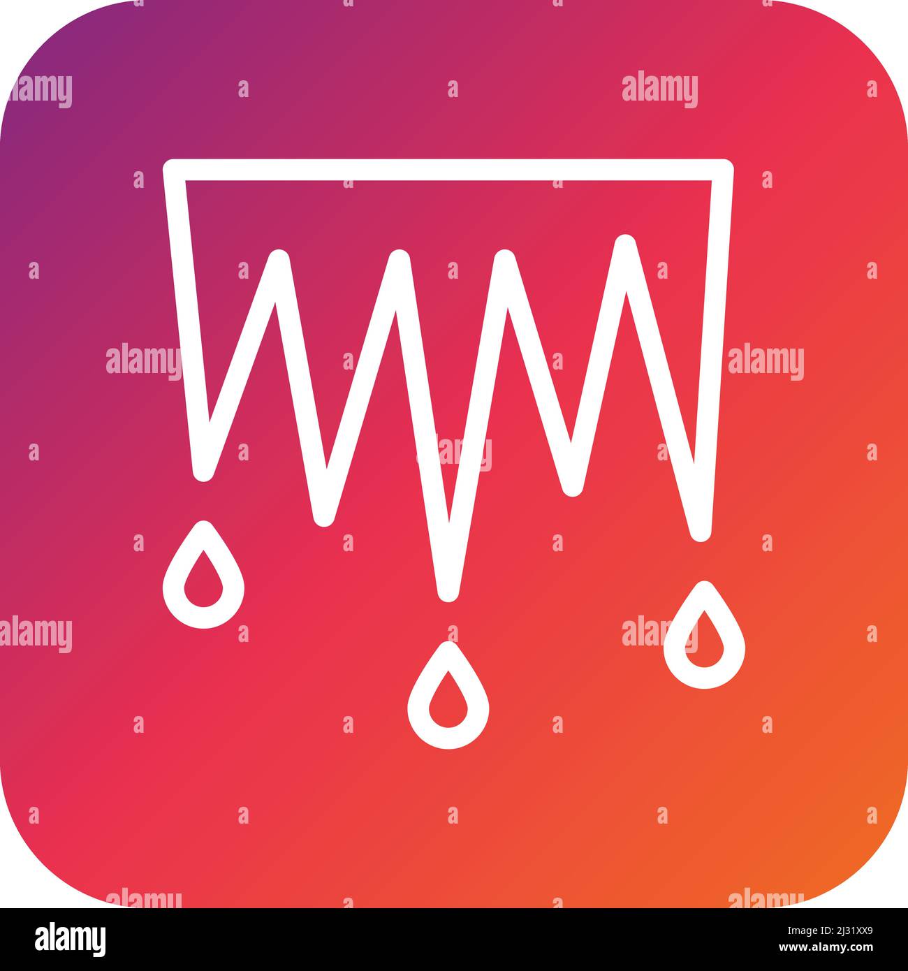 Graphic icicles Stock Vector Images - Alamy