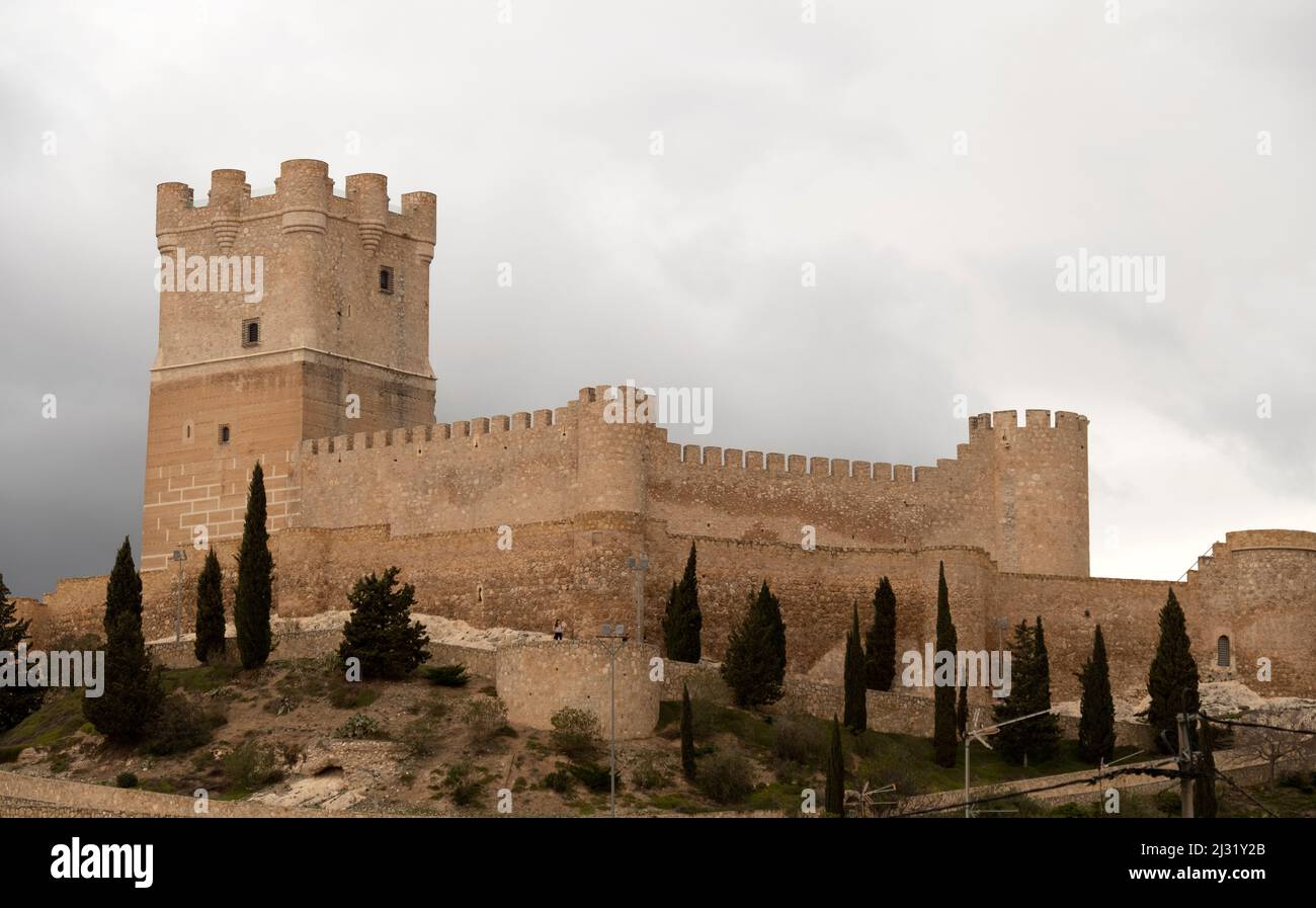 Castle of Villena,Valencia,Spain Stock Photo - Alamy