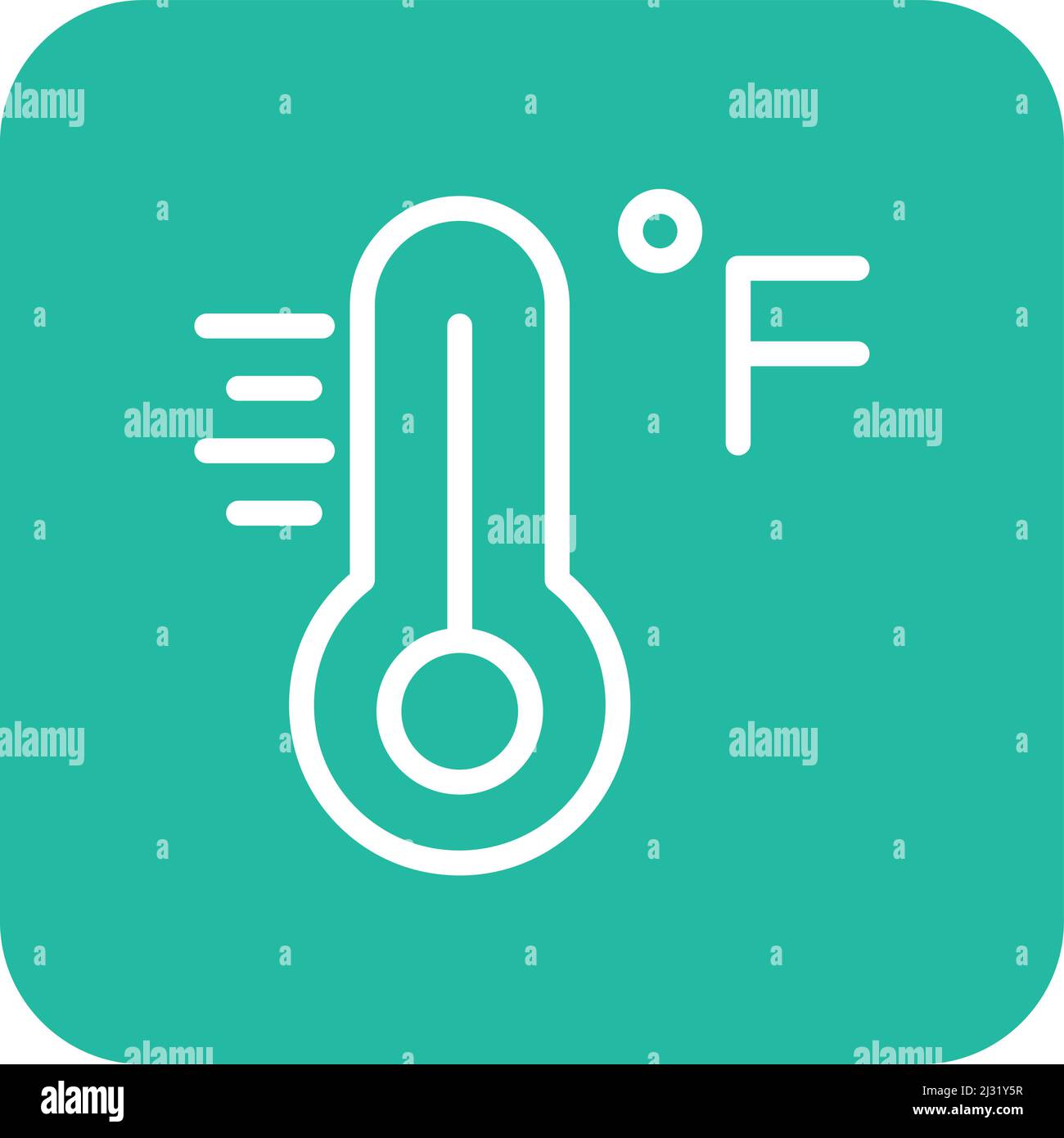 Fahrenheit Vector Icon Design Illustration Stock Vector Image & Art - Alamy