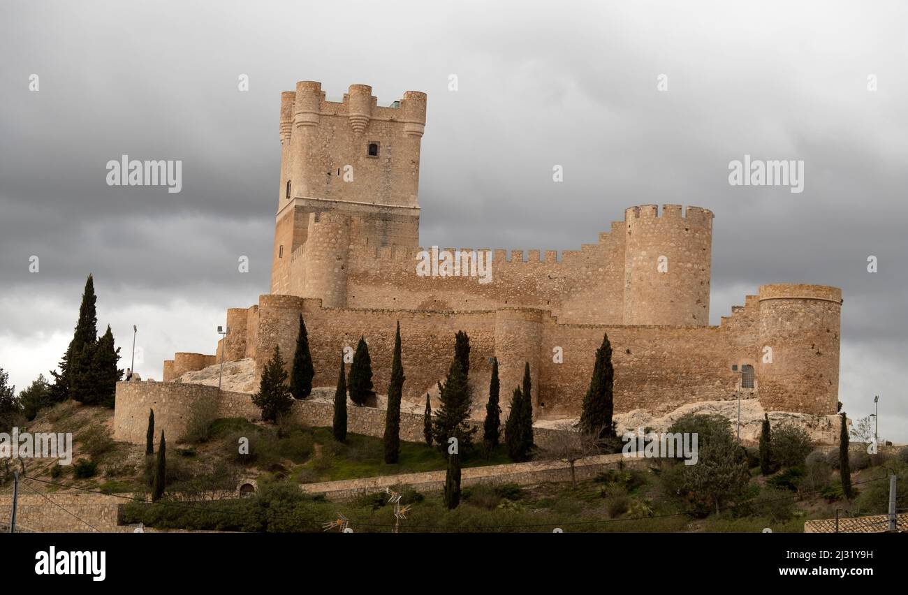 Fortress in villena hi-res stock photography and images - Alamy