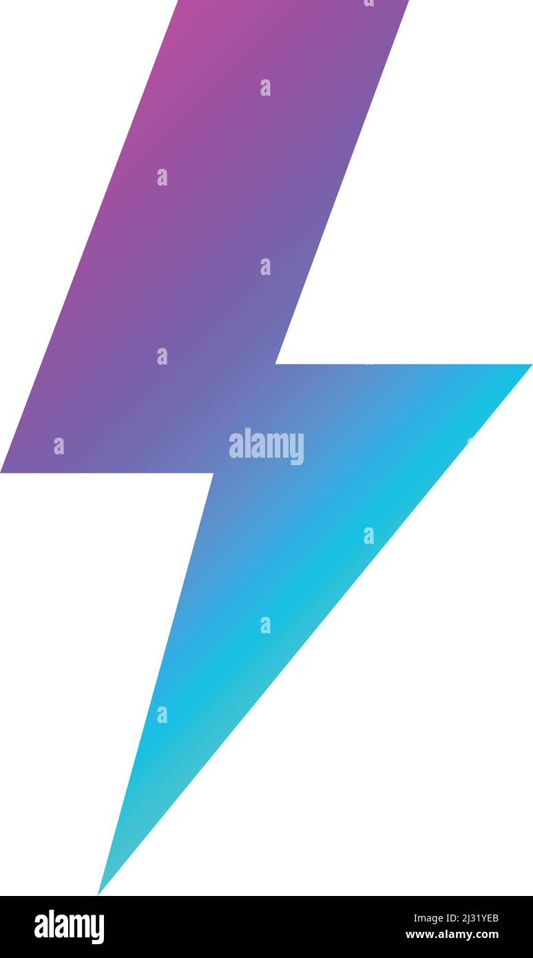 Lightning Vector Icon Design Illustration Stock Vector Image & Art - Alamy