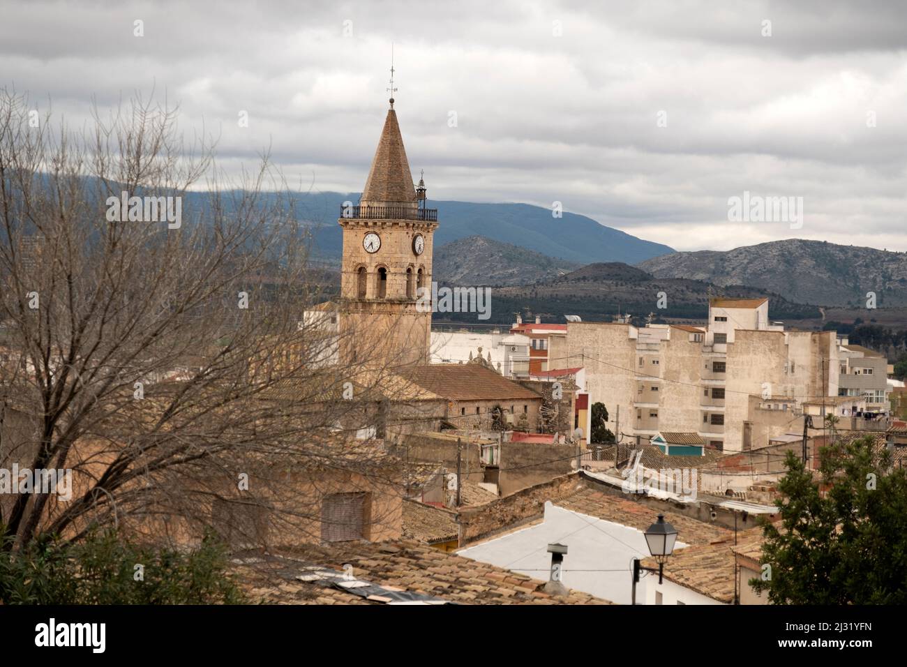 Villena,a city in Spain, in the Valencian Community Stock Photo - Alamy