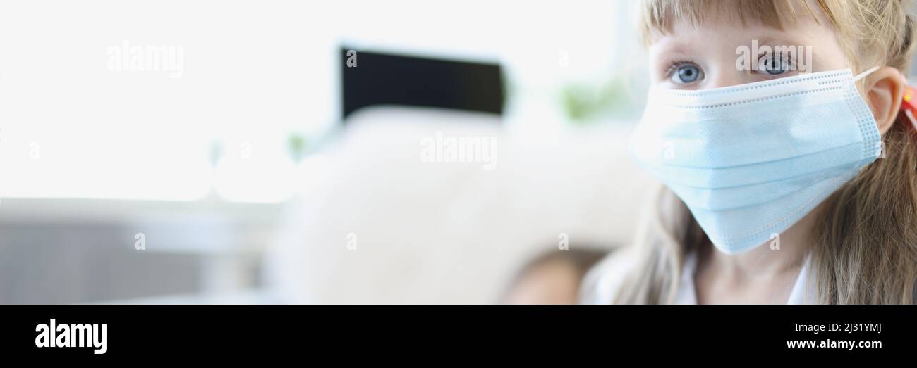 Child on self isolation with sister Stock Photo - Alamy