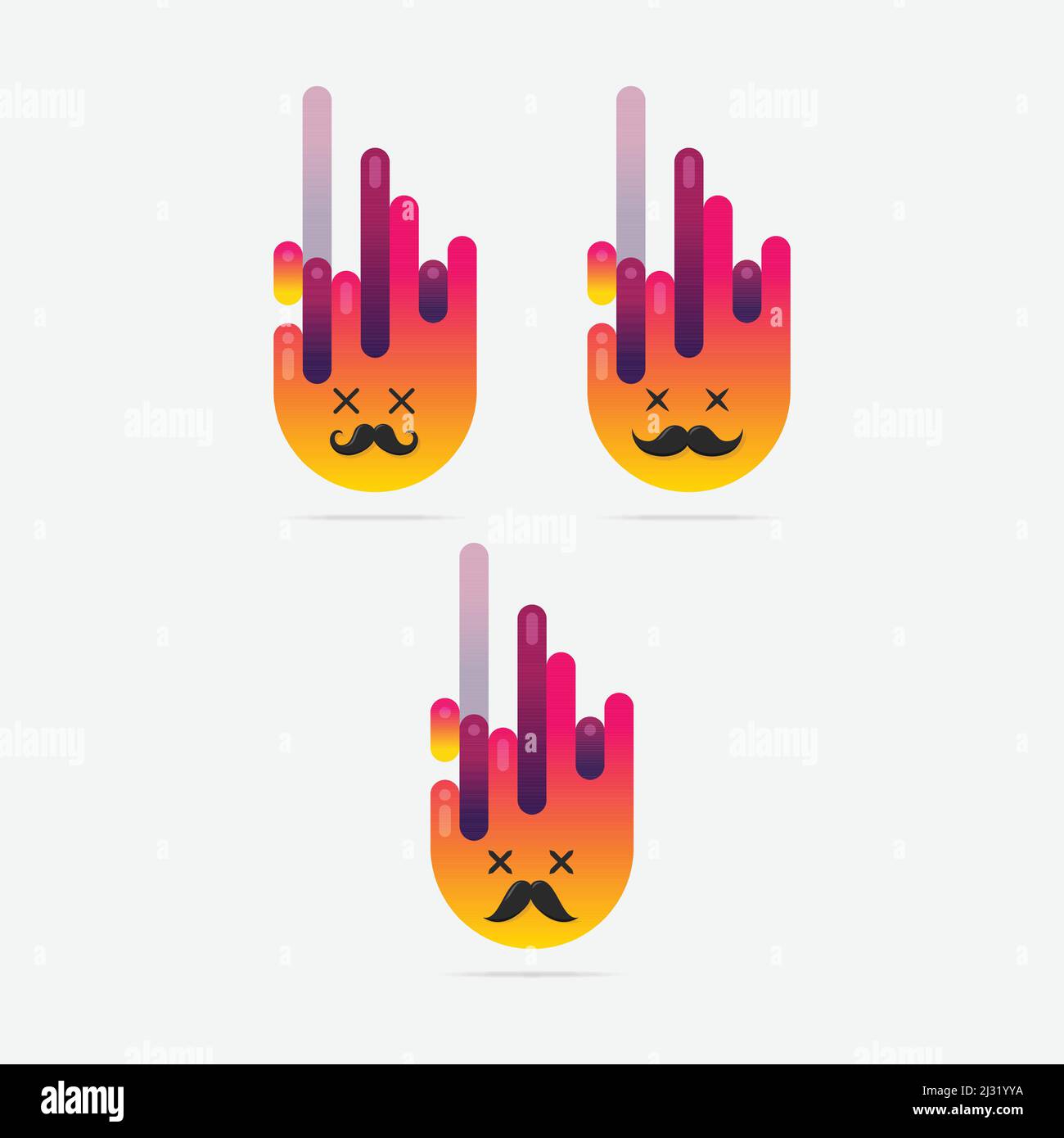 Emoji cartoon character artwork design Stock Vector Image & Art - Alamy