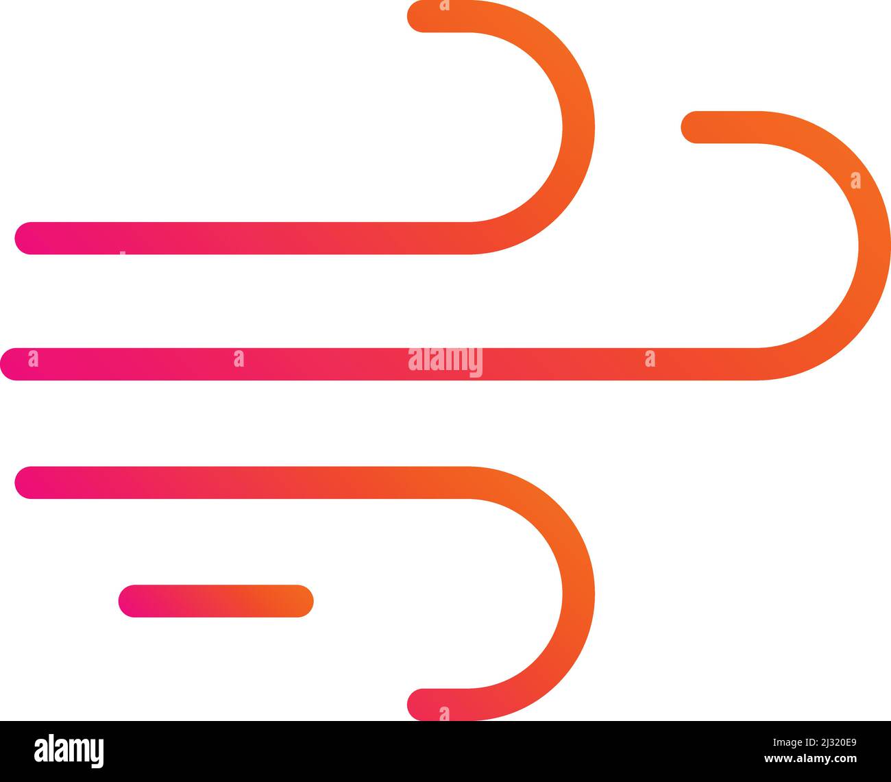 Wind Vector Icon Design Illustration Stock Vector Image & Art - Alamy