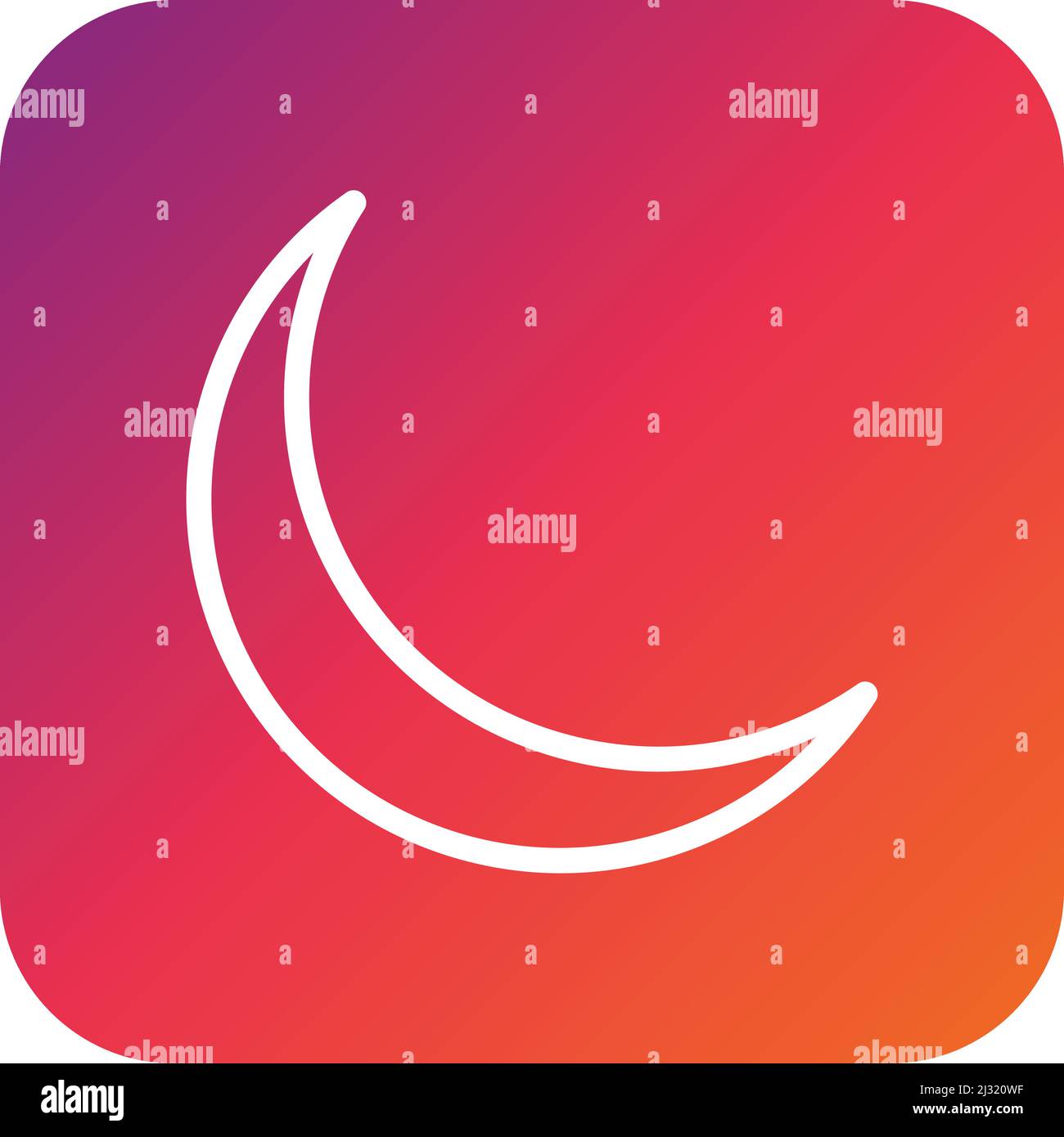 Moon Vector Icon Design Illustration Stock Vector Image & Art - Alamy