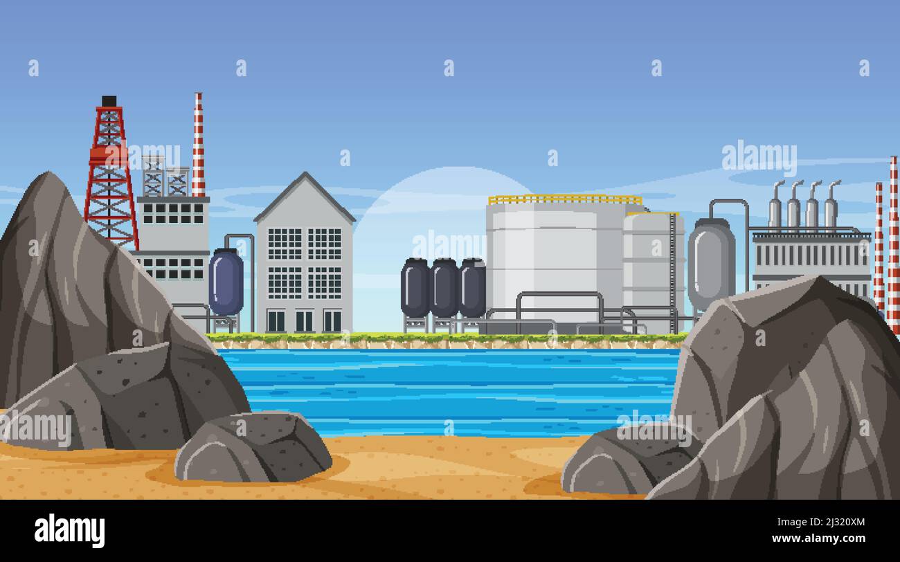 Petroleum industry scene concept illustration Stock Vector Image & Art ... Petroleum industry scene concept illustration Stock Vector Image & Art ...