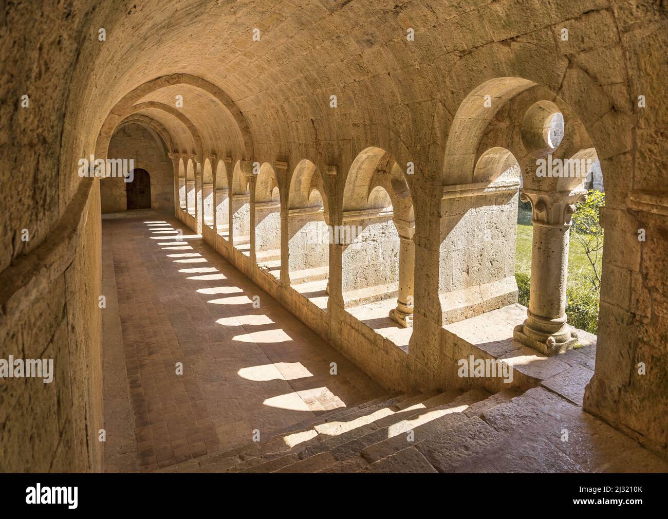 FRANCE. PROVENCE. VAR (83) THORONET ABBEY. BUILT BETWEEN 1160 AND 1230, IT IS ONE OF THE THREE ...