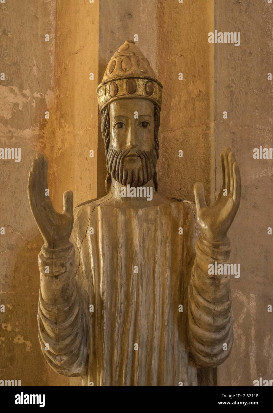 FRANCE. PROVENCE. VAR (83) THORONET ABBEY. BUILT BETWEEN 1160 AND 1230, IT IS ONE OF THE THREE ...