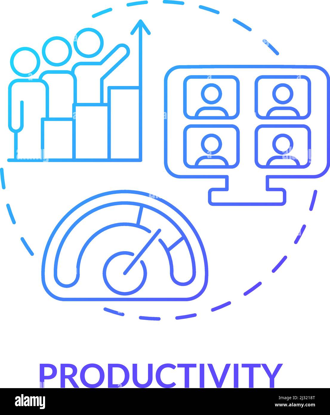 Productivity blue gradient concept icon Stock Vector Image & Art - Alamy Productivity blue gradient concept icon Stock Vector Image & Art - Alamy