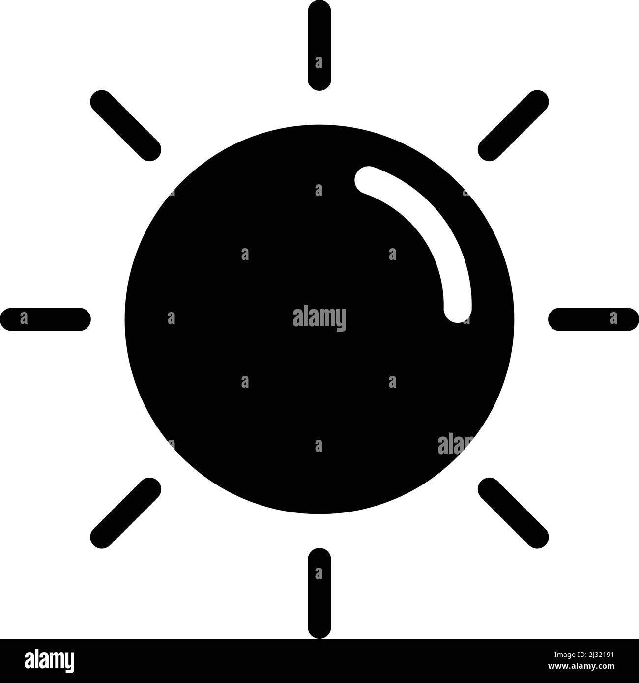 Sun vector Black and White Stock Photos & Images - Alamy