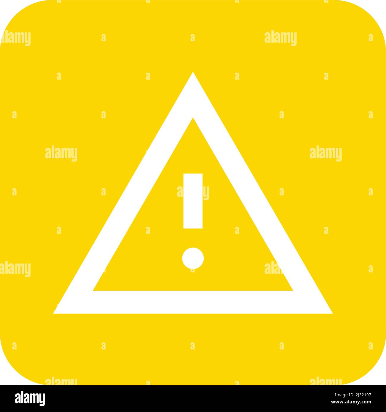 Warning Vector Icon Design Illustration Stock Vector Image & Art - Alamy