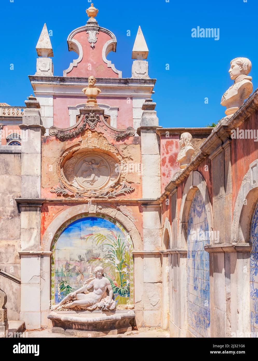 Estoi Palace, Estoi, Algarve, Portugal Stock Photo - Alamy