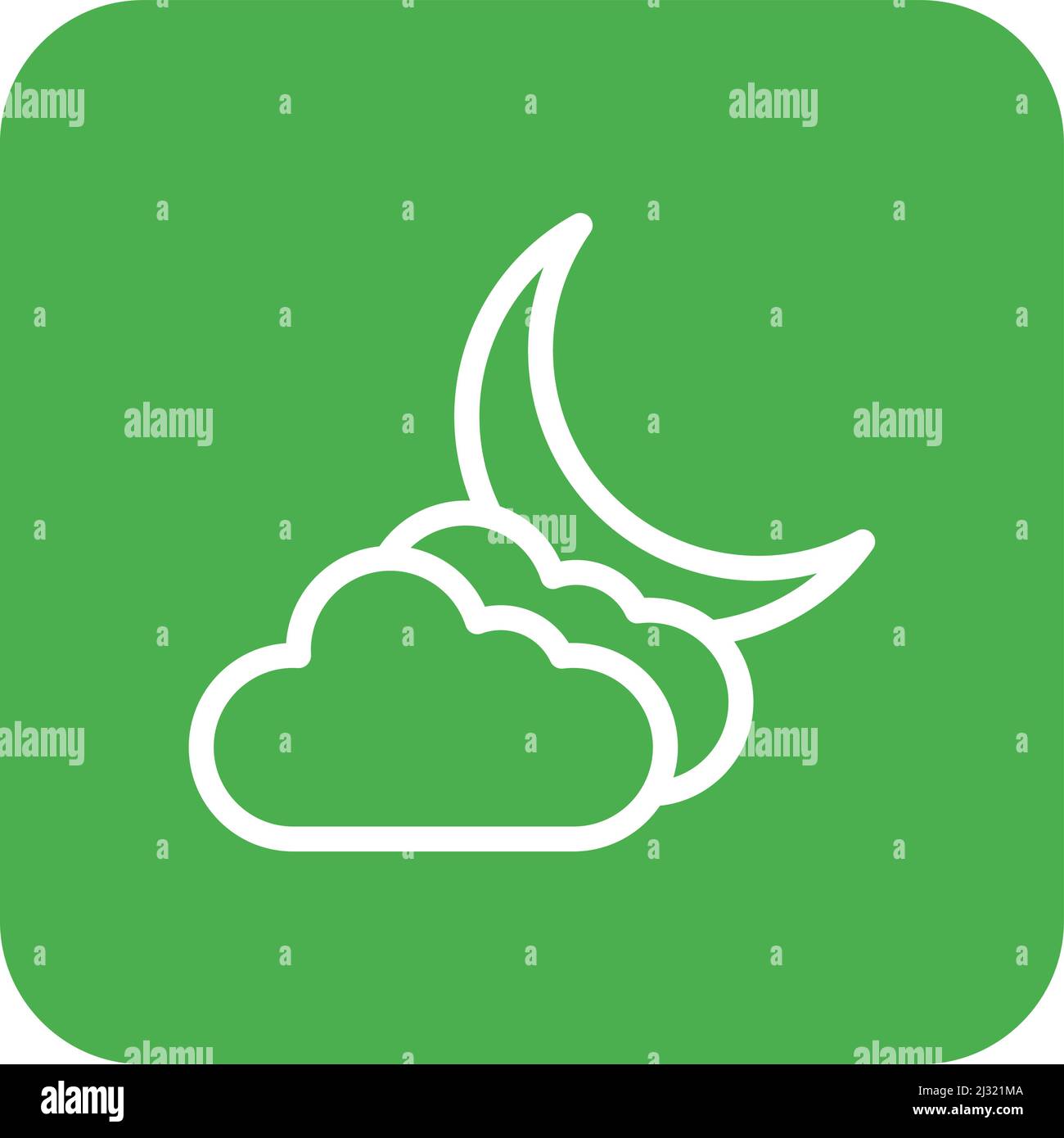 Cloudy night Stock Vector Images - Alamy