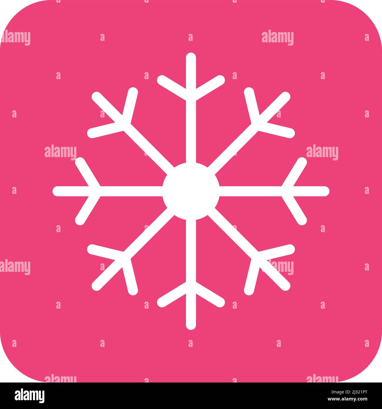 Snow Flake Vector Icon Design Illustration Stock Vector Image & Art - Alamy