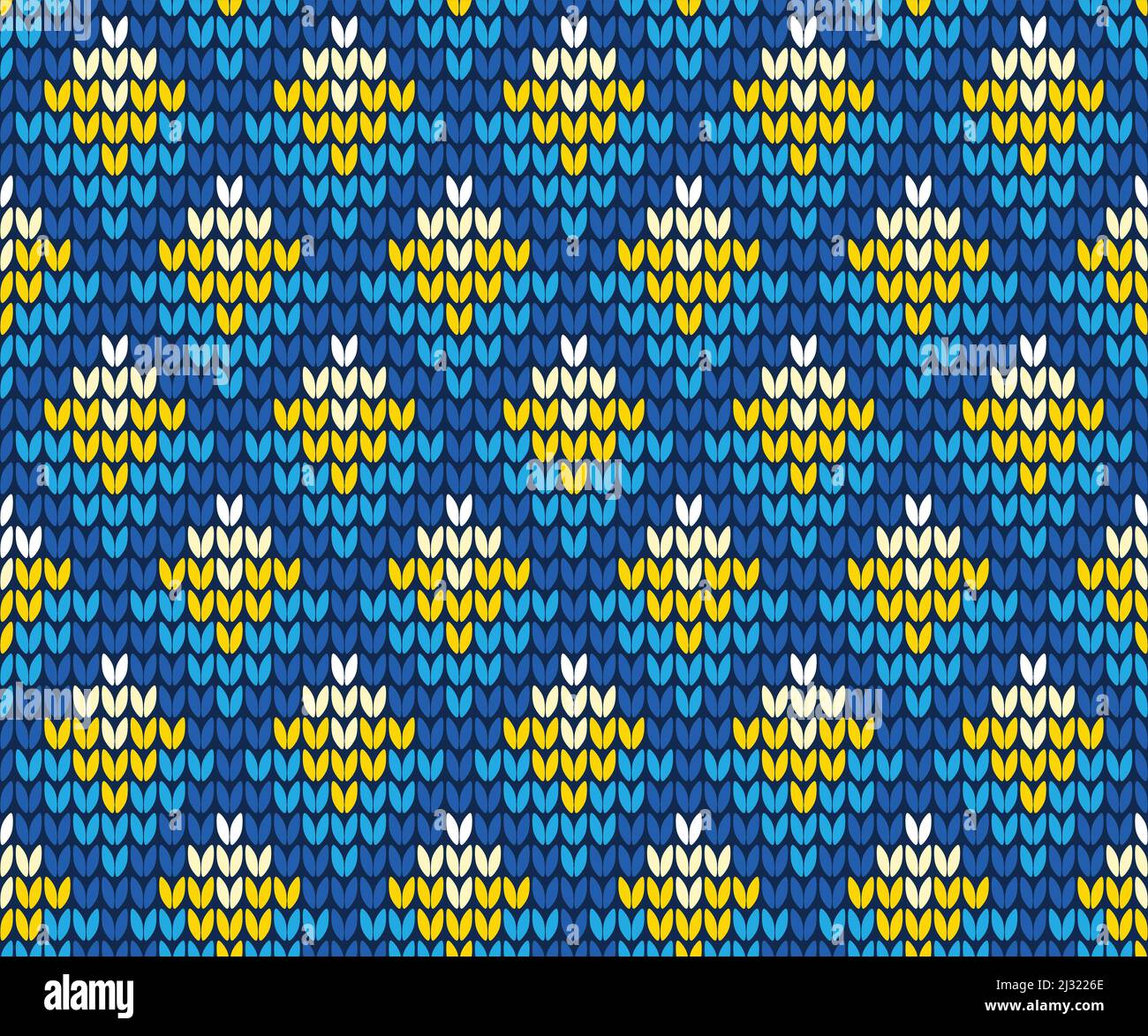 Squares knitting pattern Ukrainian color Stock Vector Image & Art - Alamy