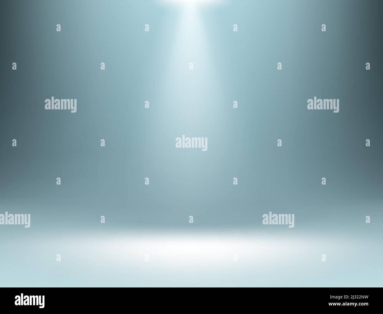Grey gradient background with spotlights illumination, empty studio ...