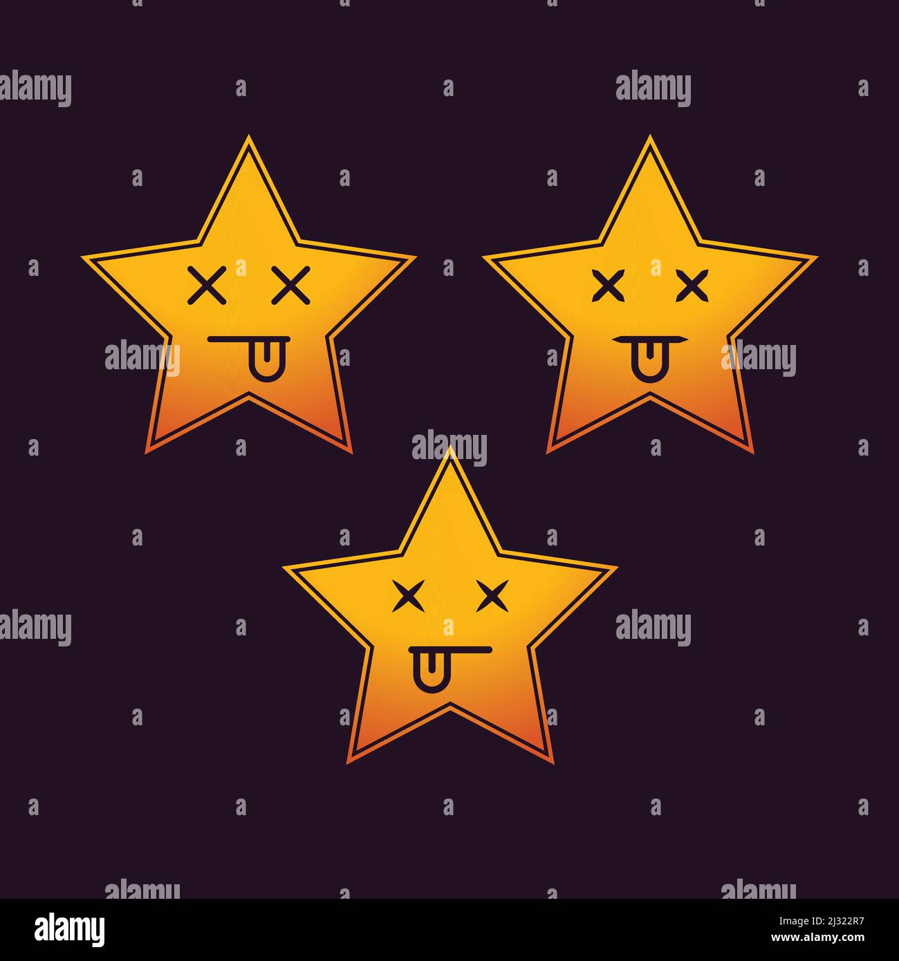 Emoji cartoon character artwork design Stock Vector Image & Art - Alamy