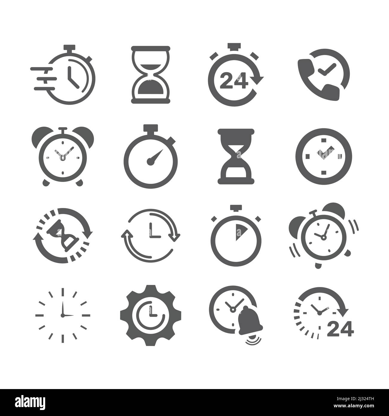 24 hour clock face illustration hi-res stock photography and images - Alamy