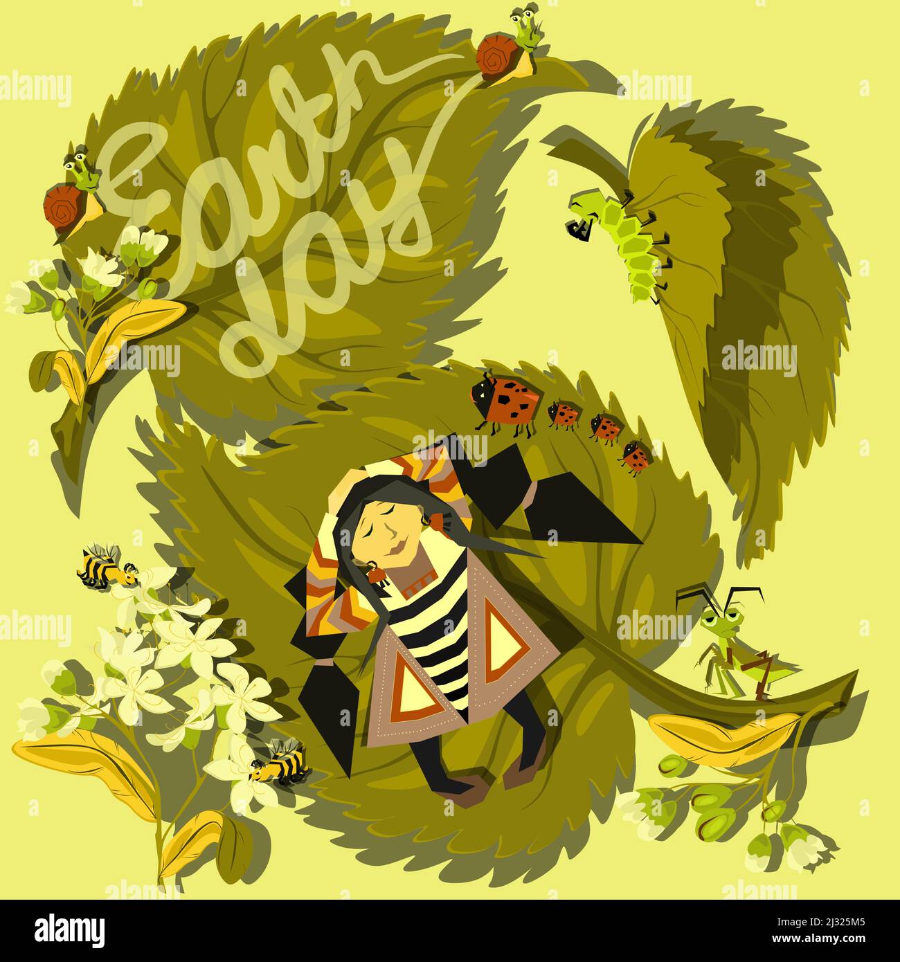 Save insects Stock Vector Images - Alamy