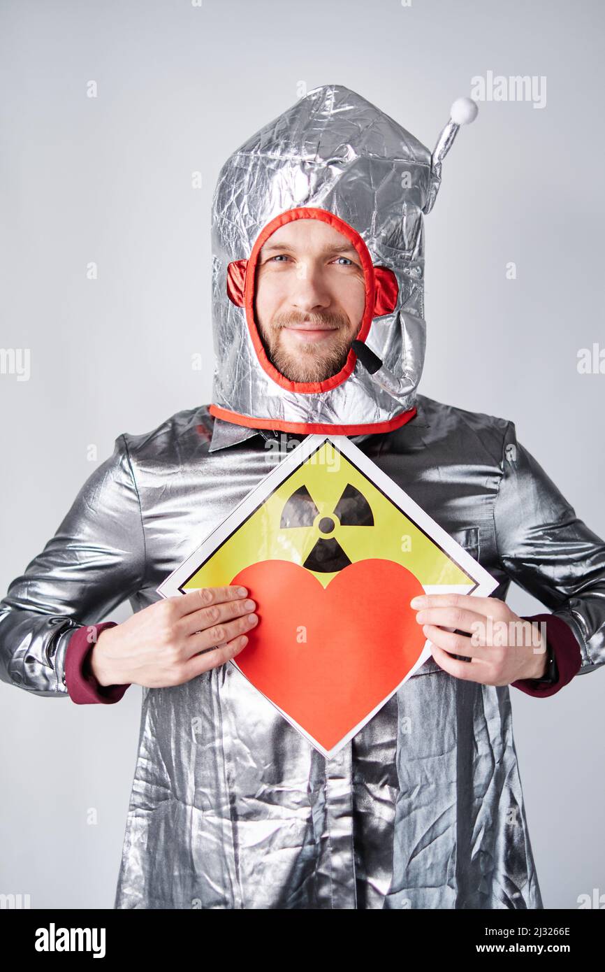 Astronaut portrait, silver spacesuit hi-res stock photography and ...